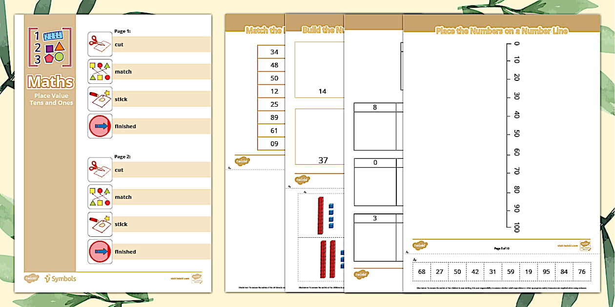 👉 SEND Older Learner Structured Steps Maths Place Value Tens & Ones