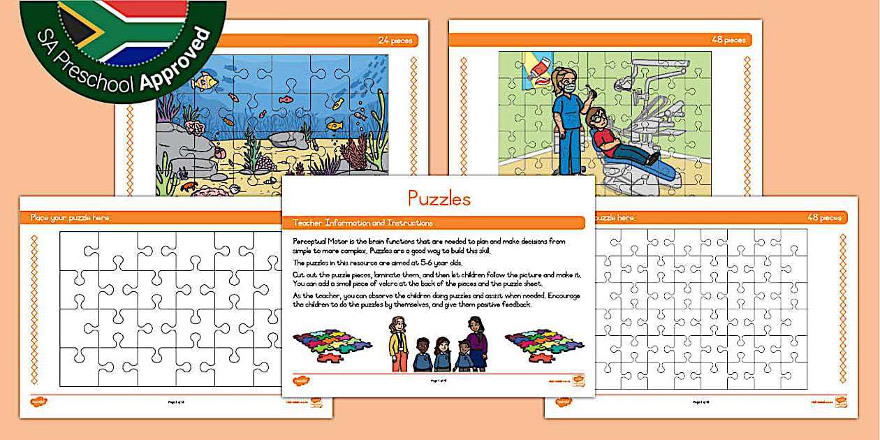 Puzzles For Ages 5-6 (teacher made) - Twinkl