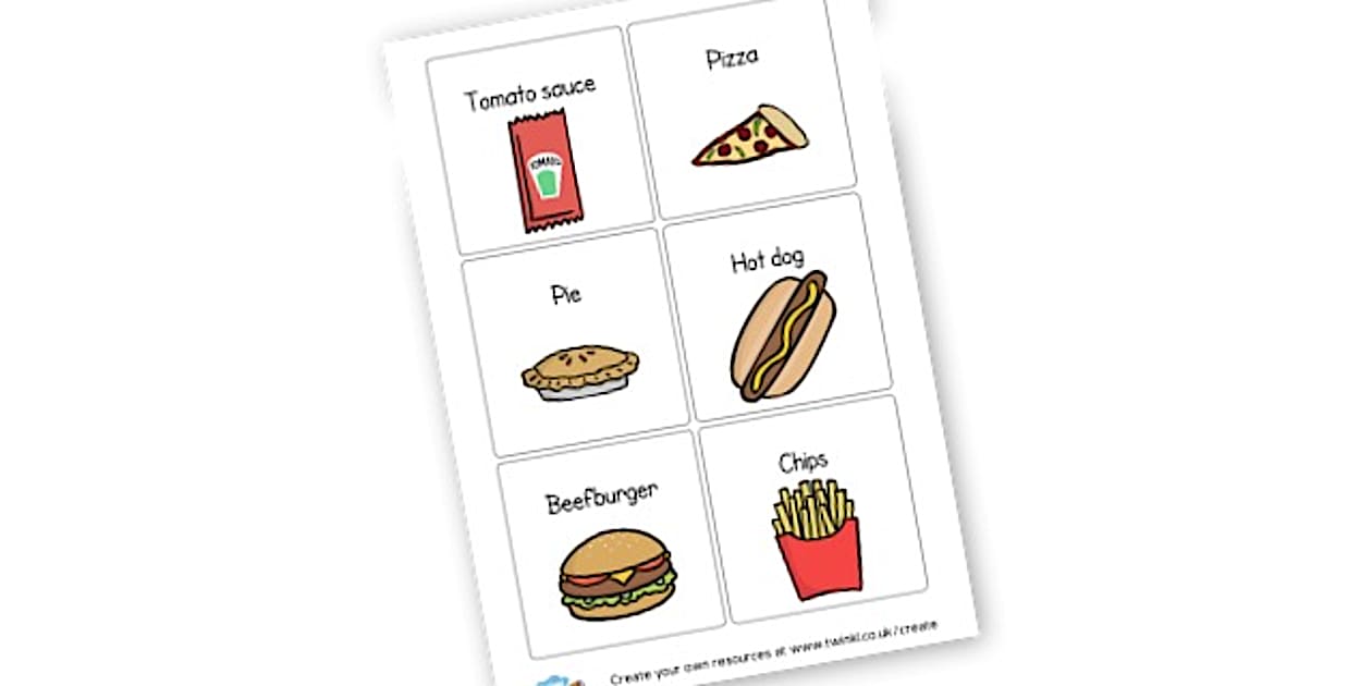 Fast Food Display (teacher made) - Twinkl