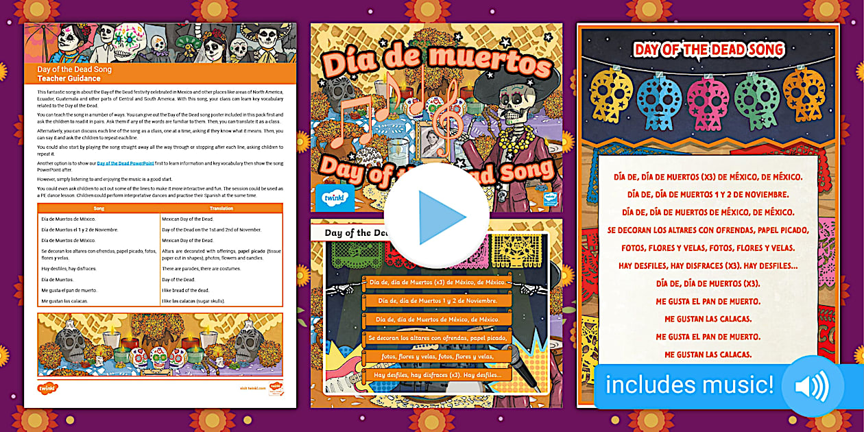 👉 Spanish Day Of The Dead Song | Music For The Day Of The Dead