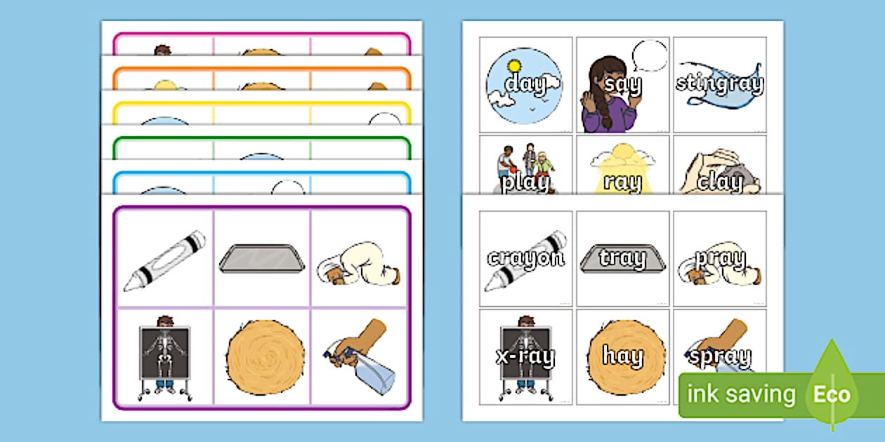 Phase 5 ay Sound Bingo (teacher made) - Twinkl