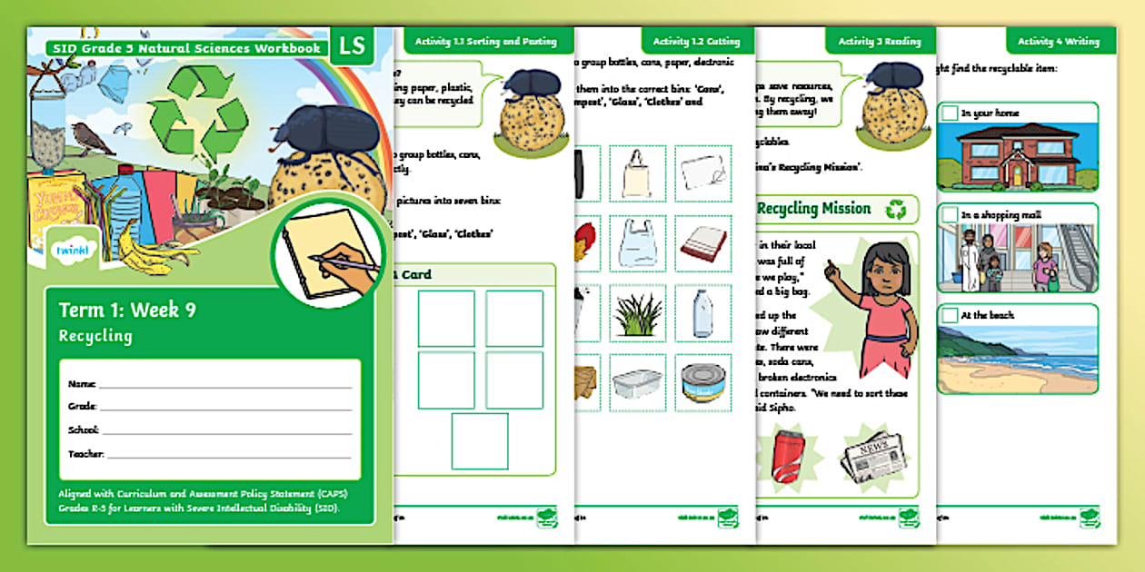 SID: Grade 5 Natural Sciences Booklet Term 1 Week 9 LS