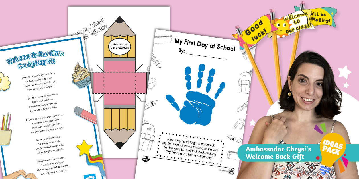 Teacher Chrysi's Welcome Gift Ideas for Students