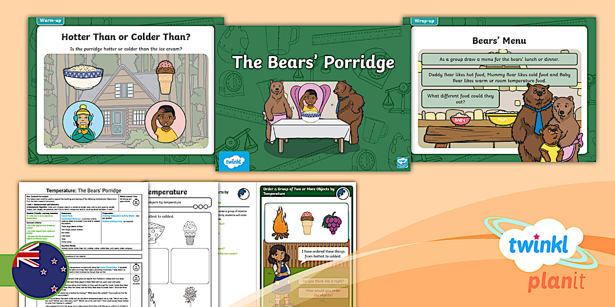 Level 1 Temperature: Order a Group of Objects by Temperature