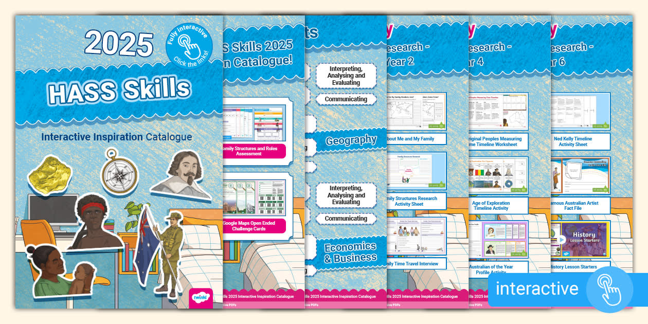 HASS Skills 2025 Interactive Inspiration Catalogue - Twinkl