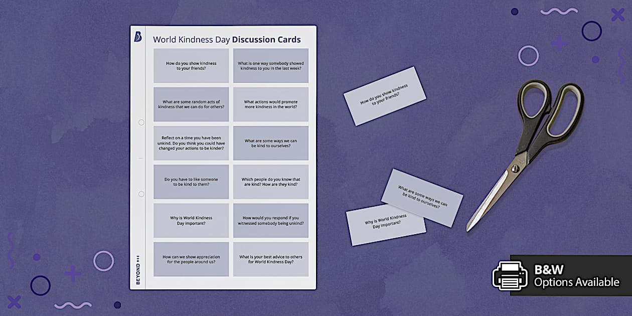 World Kindness Day Discussion Cards | Beyond - Twinkl