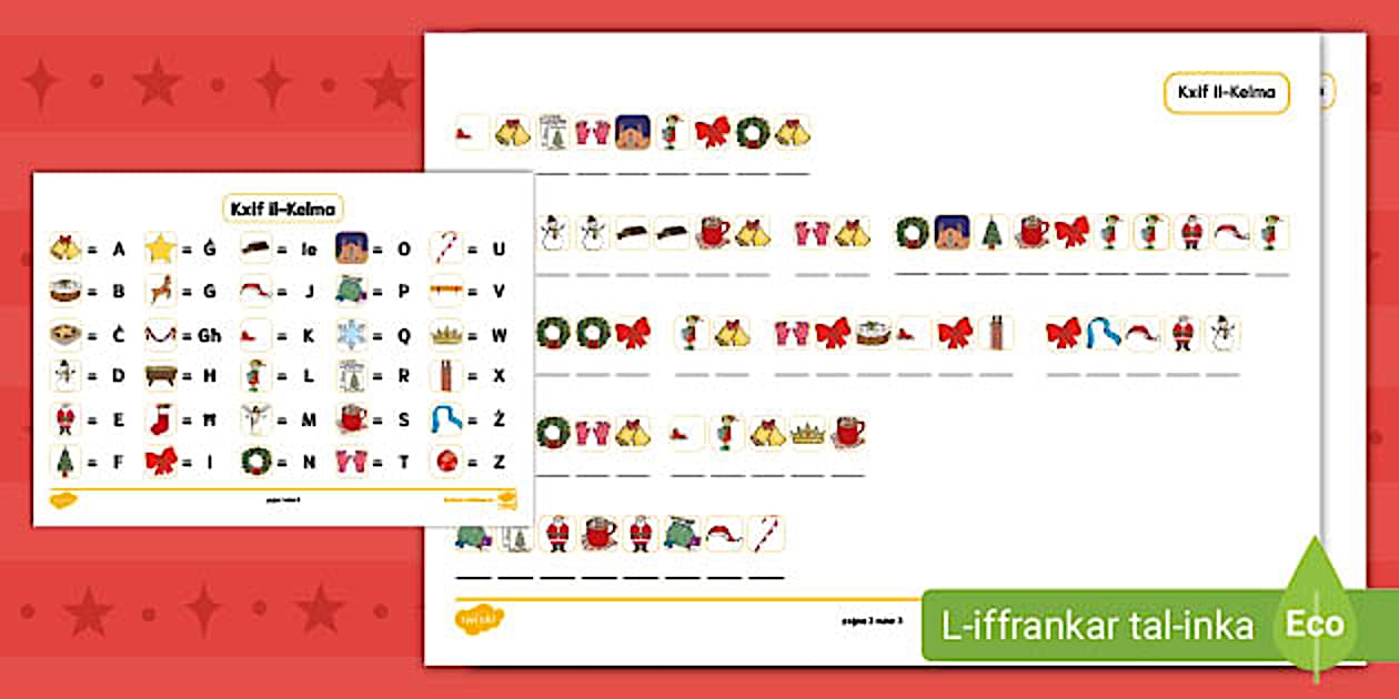 Il-Milied: Kxif il-Kelma (teacher made) - Twinkl