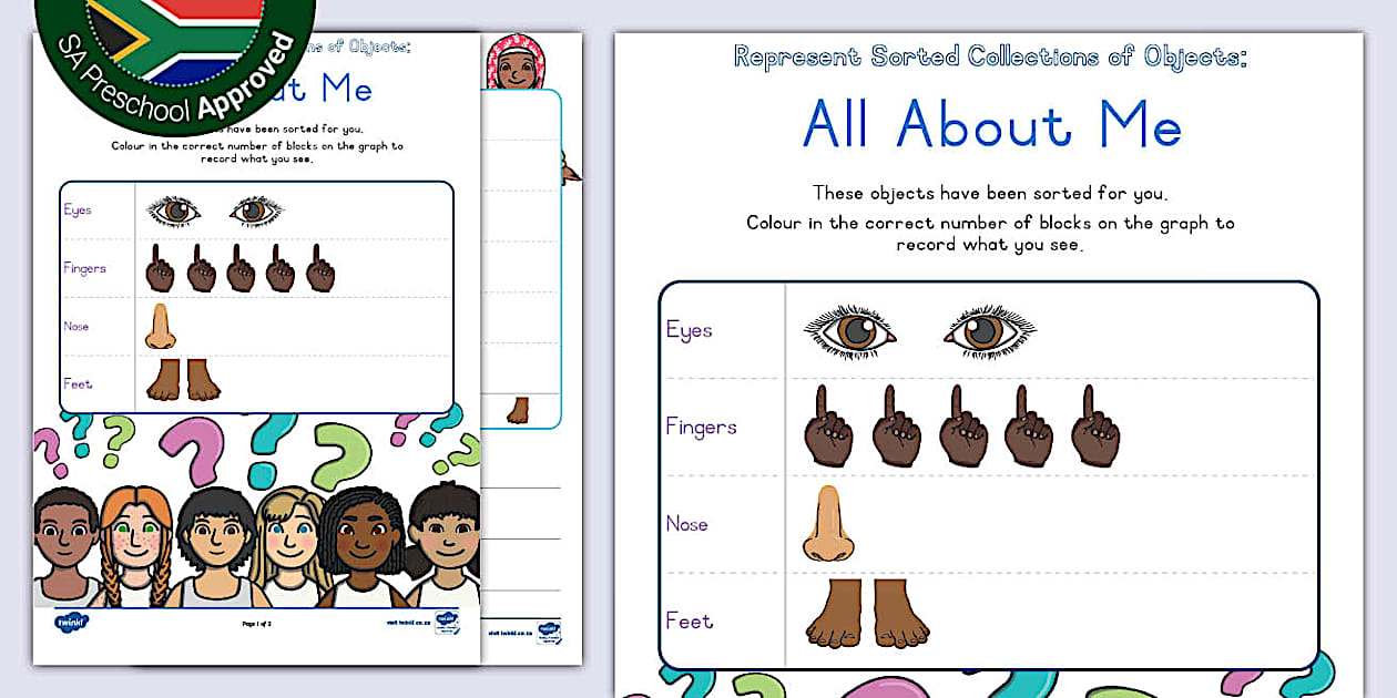 Grade R Data Handling - Represent Collections - All About Me