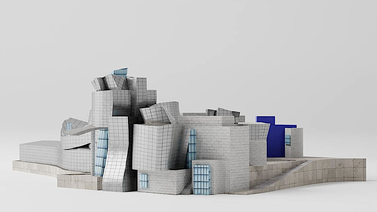 3D Model: Human Geography - Guggenheim Museum (Spain)