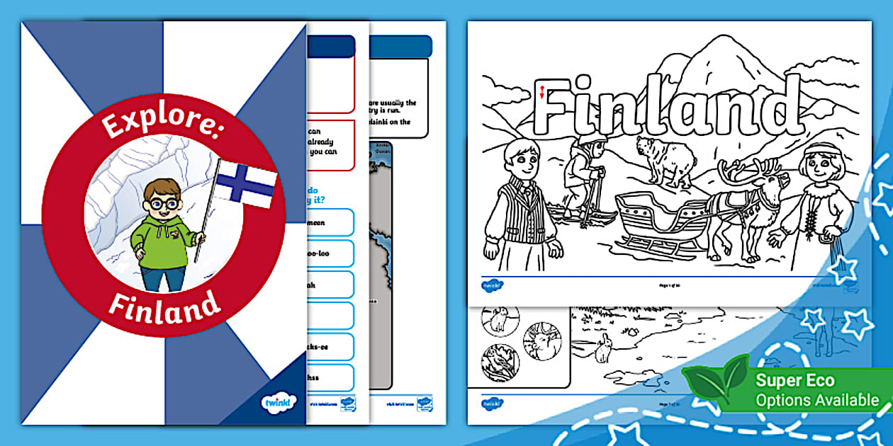 Explore: Finland Activity Booklet (teacher made) - Twinkl