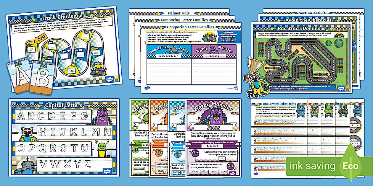 KS2 Racing Ahead Handwriting Intervention Week 4 (Cursive)