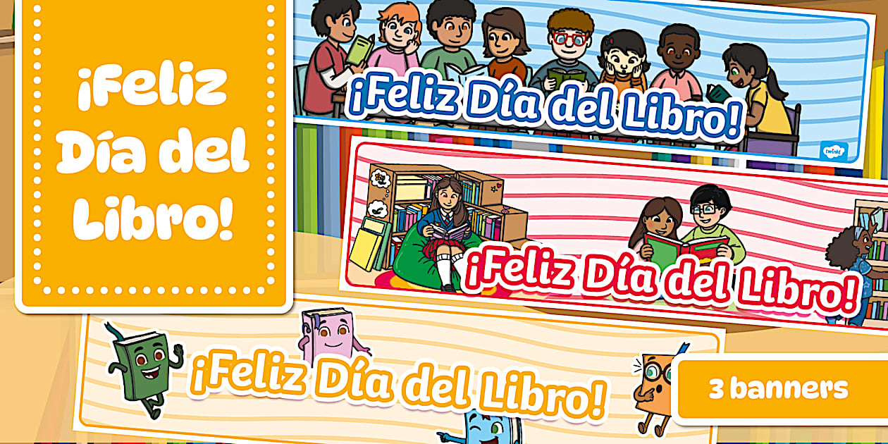 Pancartas por el Día del Libro | Twinkl