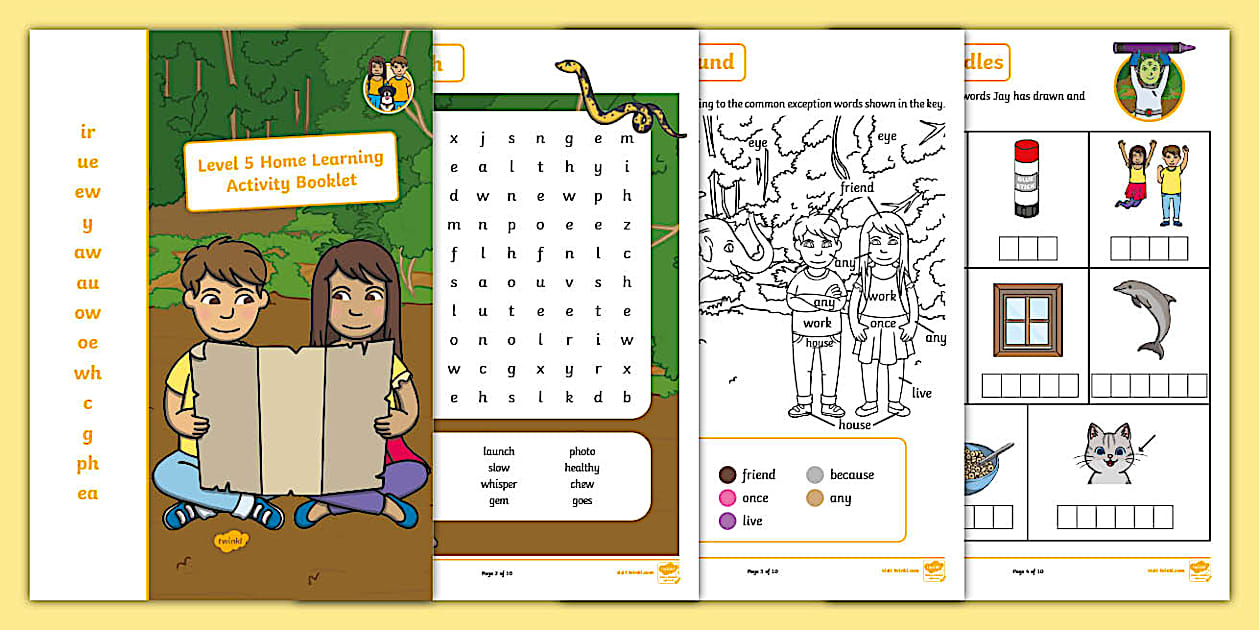 Phonics Home Learning Activity Booklet Level 5 Booklet 2