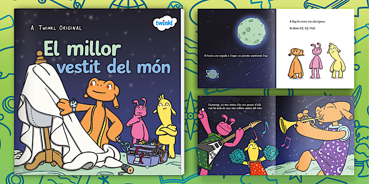 Ebook: El millor vestit del món - Catalá - Twinkl