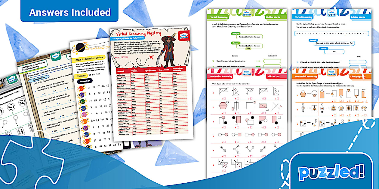 The Ultimate 11+ Verbal and Non Verbal Reasoning Practice Pack!