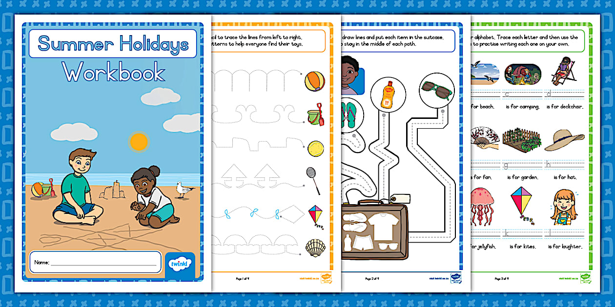 Grade 1: Summer Holidays Handwriting Practice Booklet