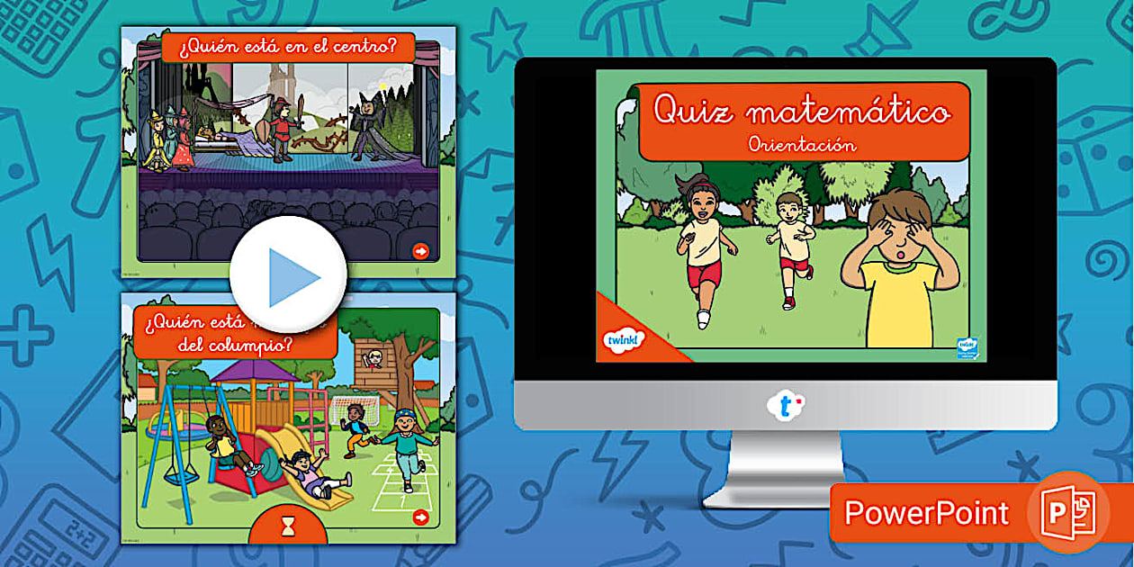 Quiz matemático: Orientación - 1º de Primaria - Twinkl