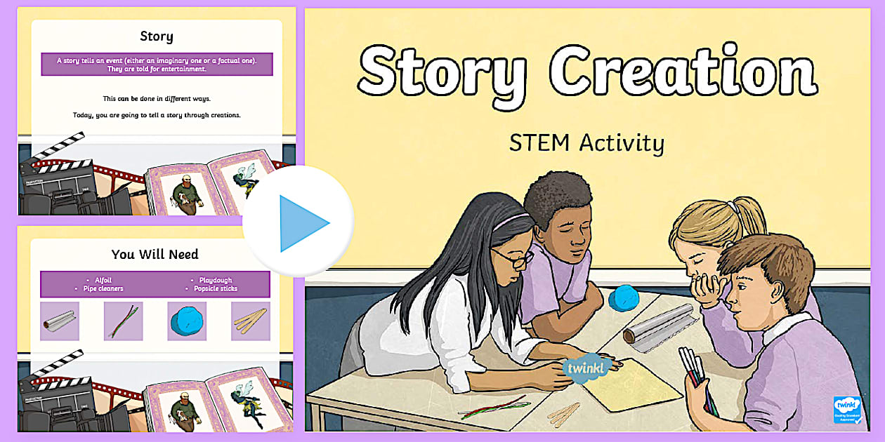 Story Creation STEM PowerPoint (teacher made) - Twinkl