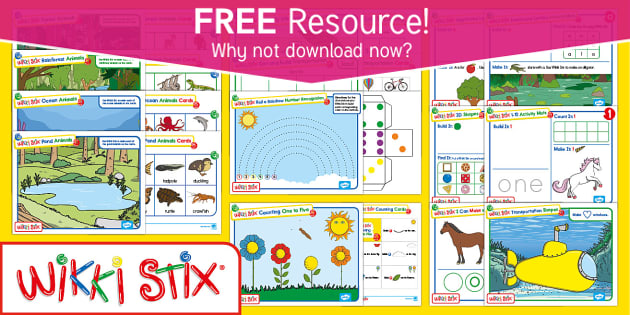FREE Wikki Stix Activity Pack (Teacher-Made) - Twinkl