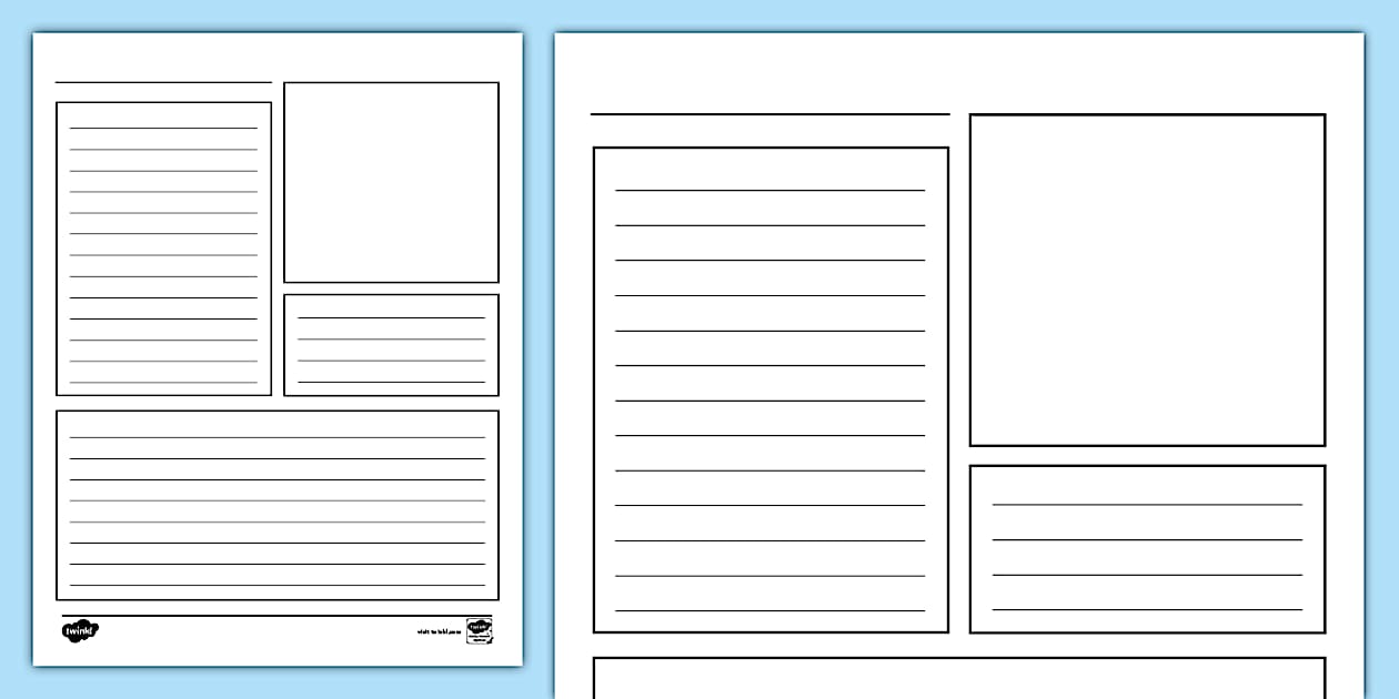Middle School Research Template | ELA Resource | Twinkl USA