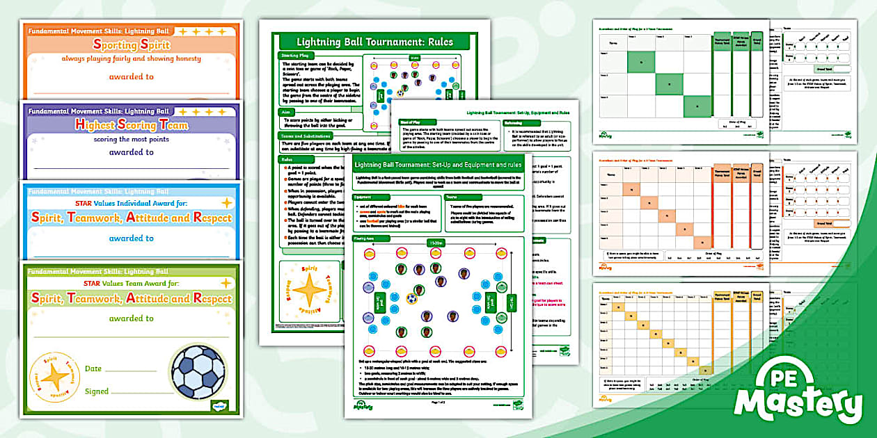 PE Mastery: Y4 Fundamental Movement Skills Competition Pack