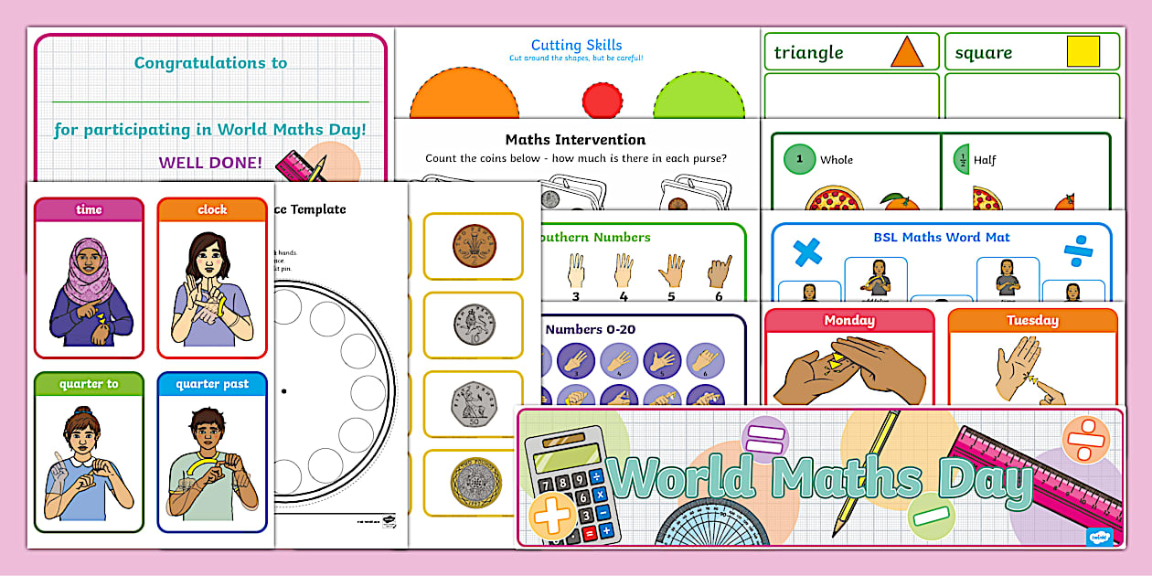 SEND: World Maths Day Activity Pack (Teacher-Made) - Twinkl