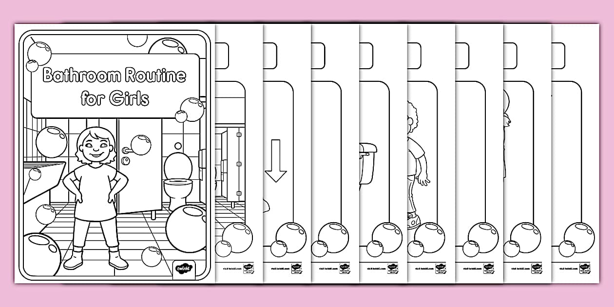 Bathroom Routine Visuals | PreK Resource | Twinkl USA