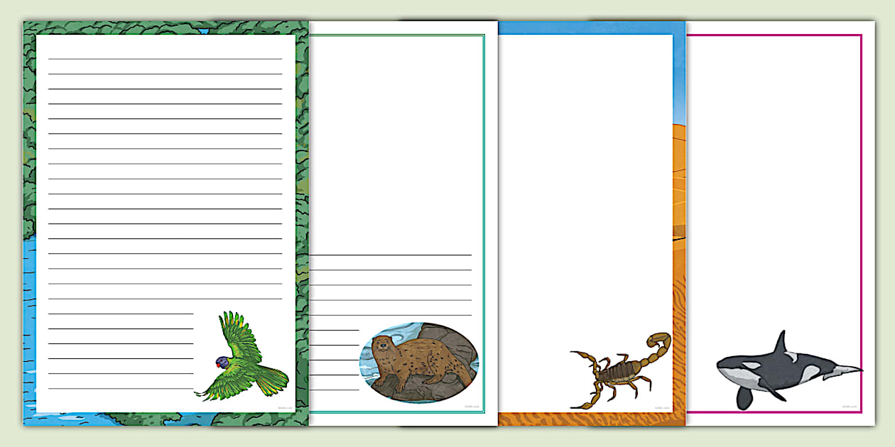 Biodiversity Writing Frames (teacher made) - Twinkl