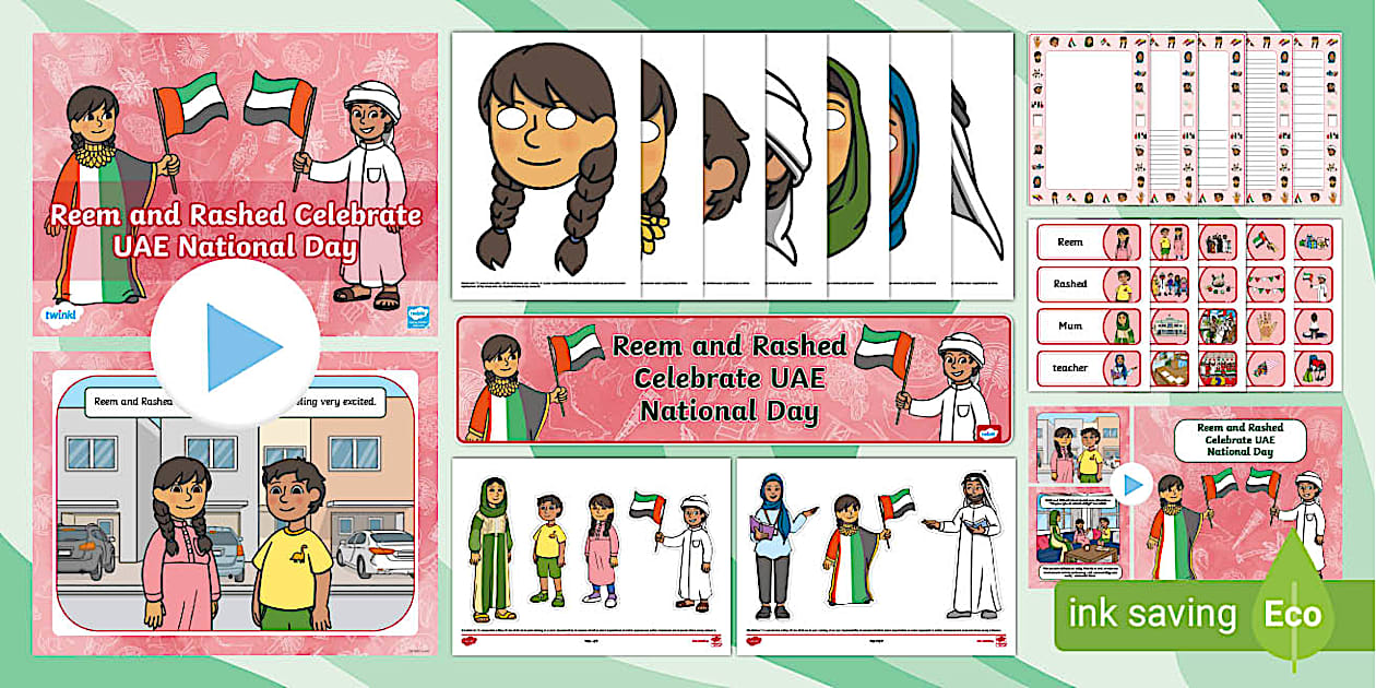 Reem and Rashed Celebrate UAE National Day Resource Pack