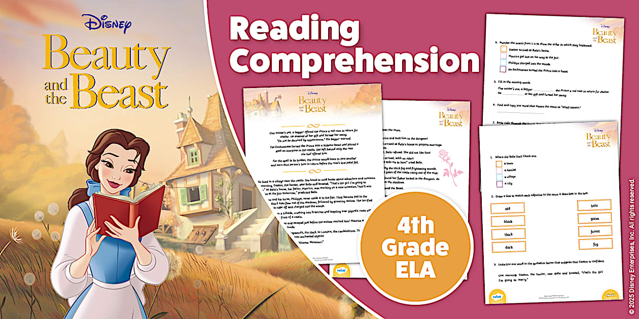 Beauty and the Beast: Reading Comprehension Worksheet