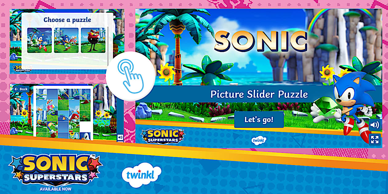 Sonic Puzzle Game | Interactive Games | Twinkl & SEGA