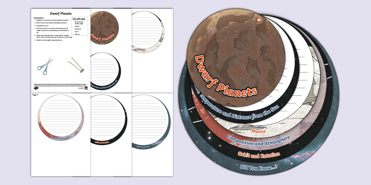 Dwarf Planets Circles Booklet