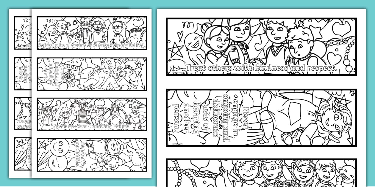 Anti-Bullying Bookmarks (teacher made) - Twinkl