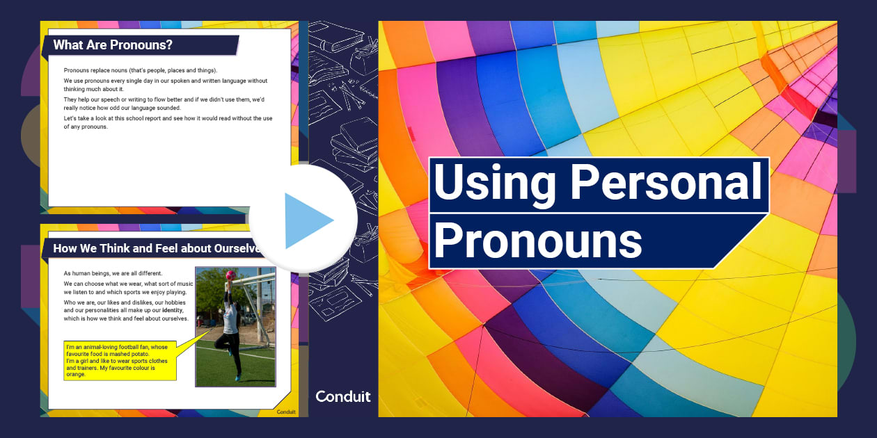 Using Personal Pronouns: PowerPoint (teacher made) - Twinkl