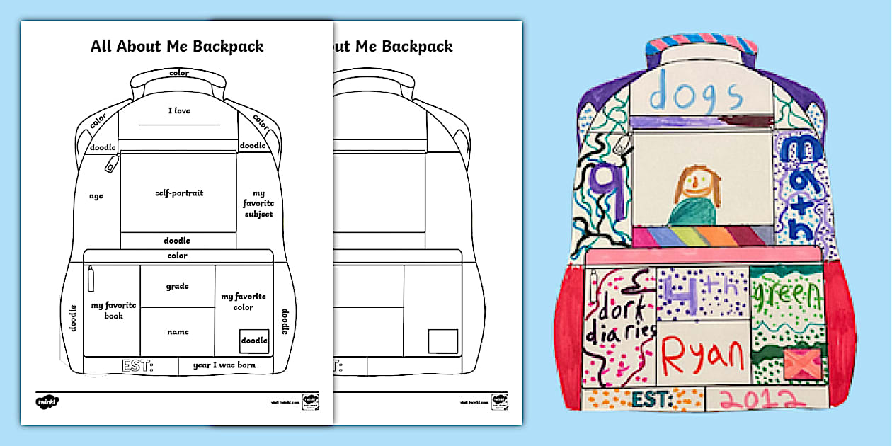 All About Me Bag | Resource | Twinkl USA (teacher made)