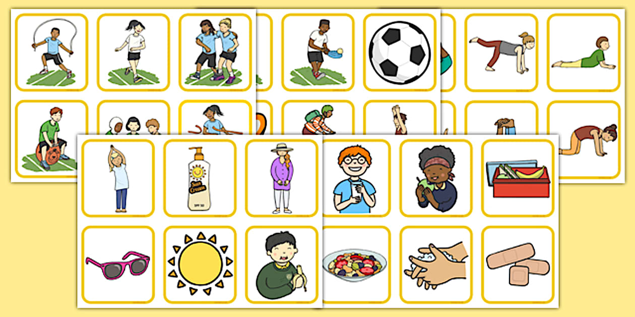 Health Flashcards | Early Childhood Education | Twinkl
