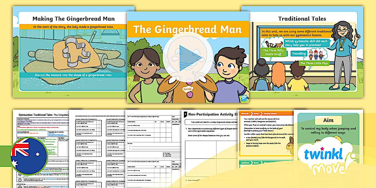 Y1 Gymnastics: Traditional Tales L3: The Gingerbread Man
