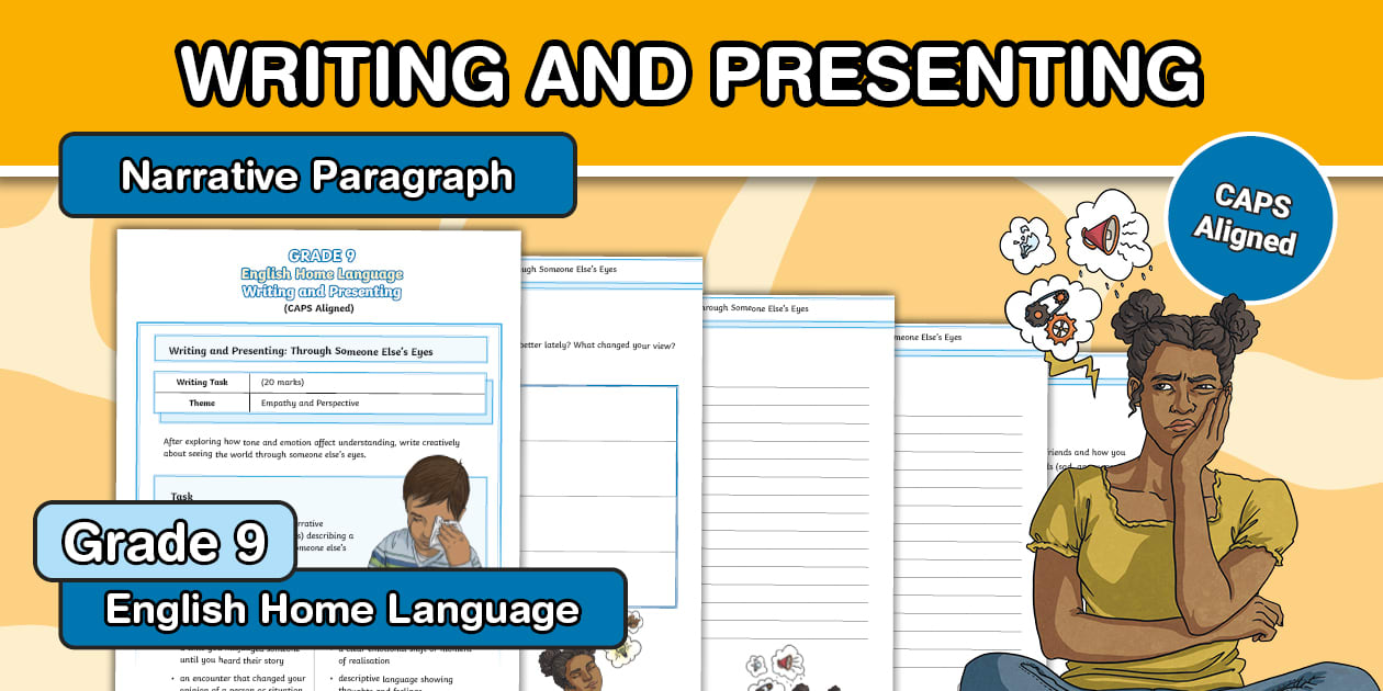 Grade 9 English Home Language - Writing and Presenting - Narrative ...