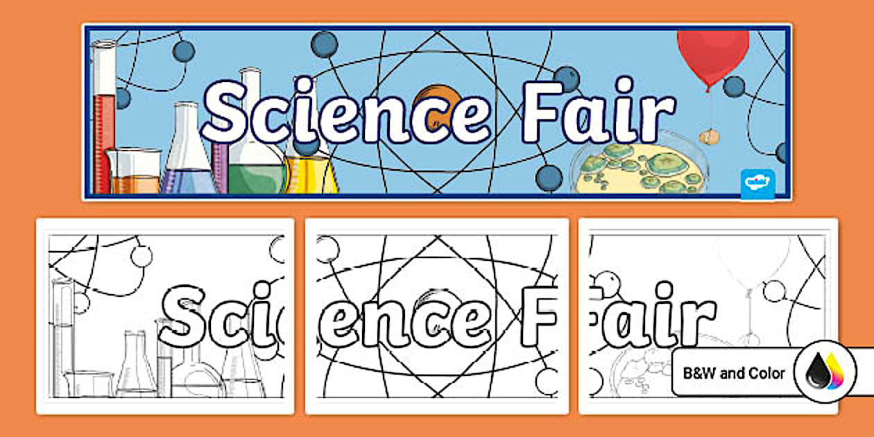 Science Fair Banner (teacher made) - Twinkl