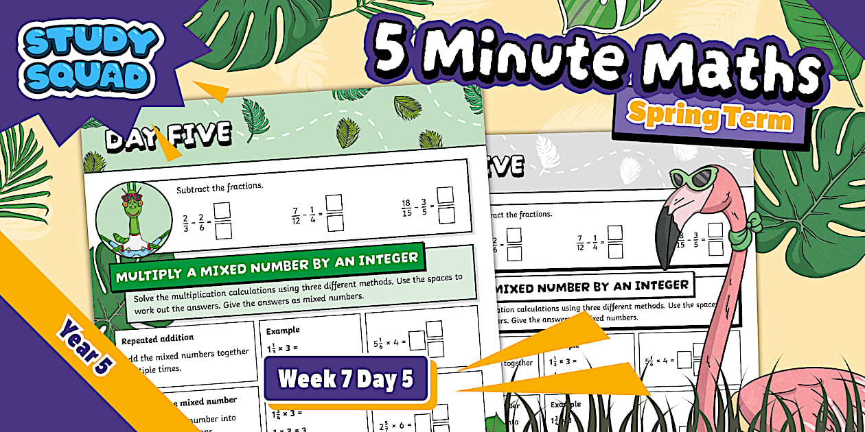 👉 Study Squad 5 Minute Maths - Year 5 Spring - Week 7 Day 5