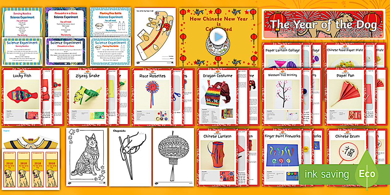 Top 10 Chinese New Year Activities Resource Pack - Twinkl