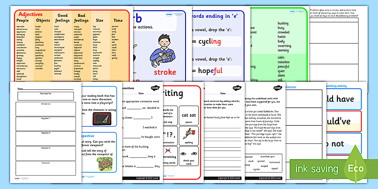 Literacy Writing First Aid Kit Resource Pack for KS2 - literacy