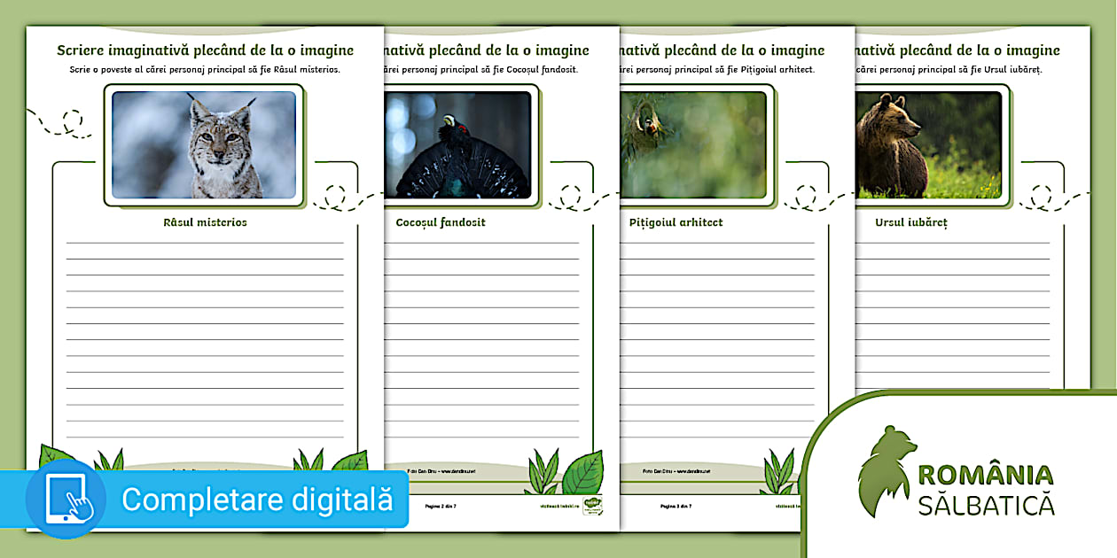 FREE! - România Sălbatică: Scriere imaginativă plecând de la o imagine