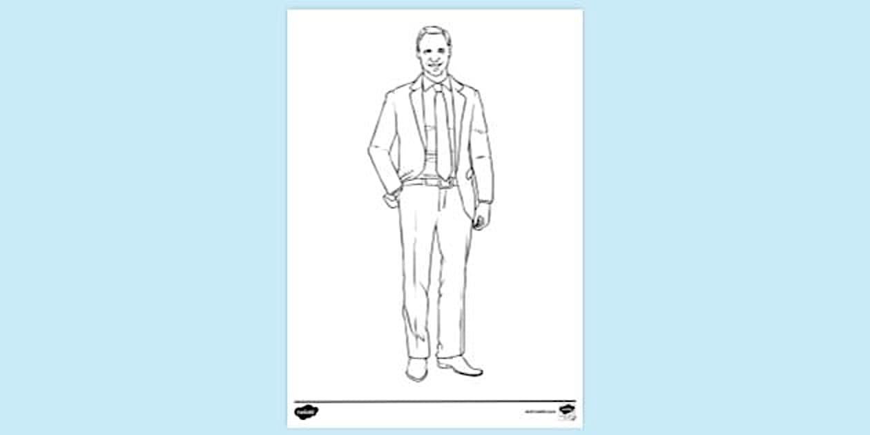 Prince William Colouring Sheet (teacher made) - Twinkl