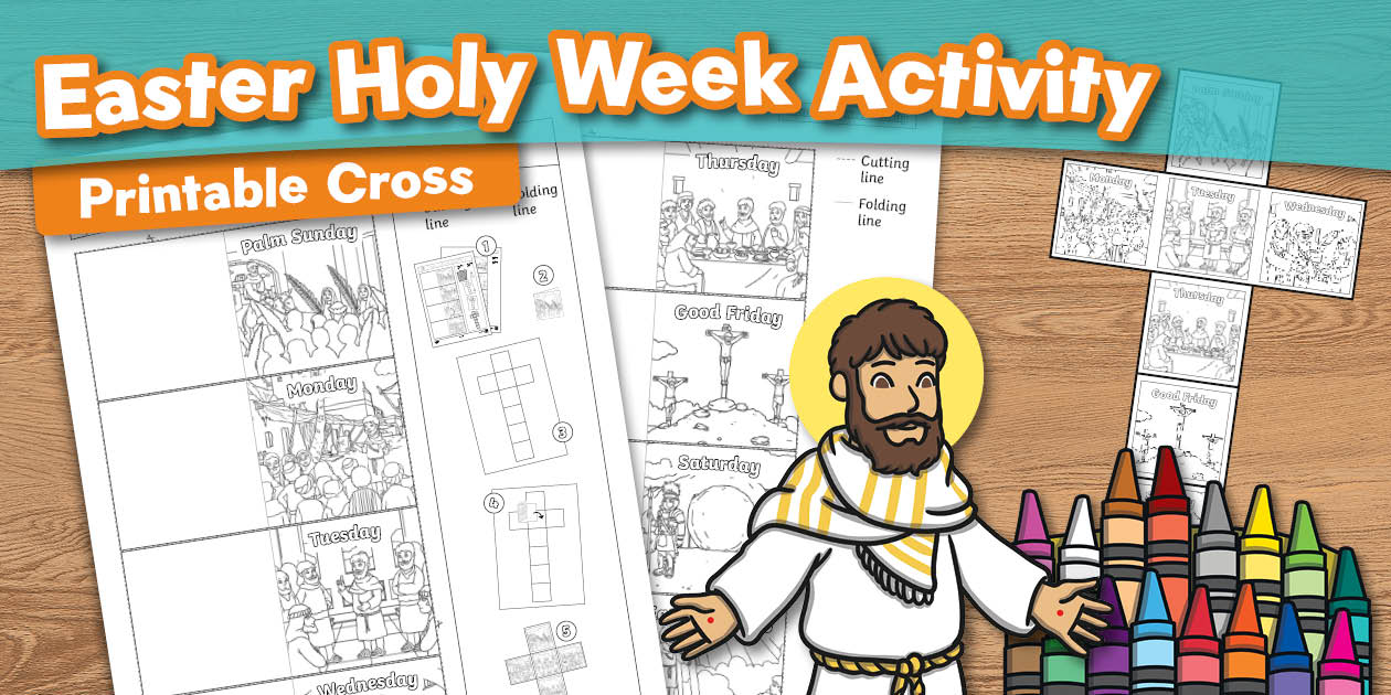 Easter Story Cross Craft | Christian Education | Twinkl USA