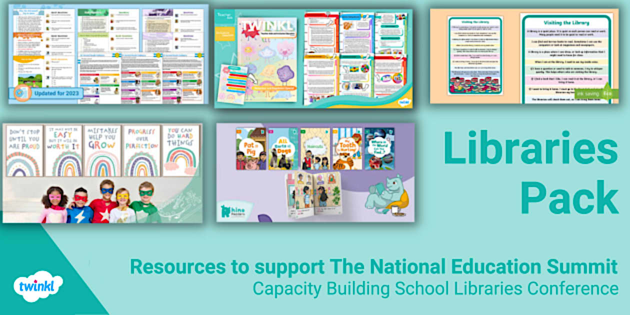 Twinkl X National Education Summit Libraries Resource Pack
