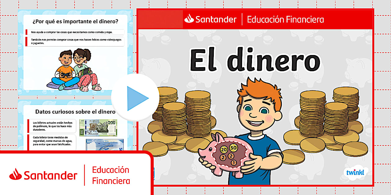 El dinero - historia (teacher made) - Twinkl