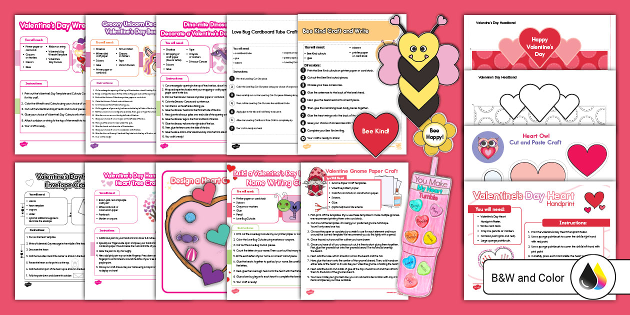 Valentine's Day Craft Pack