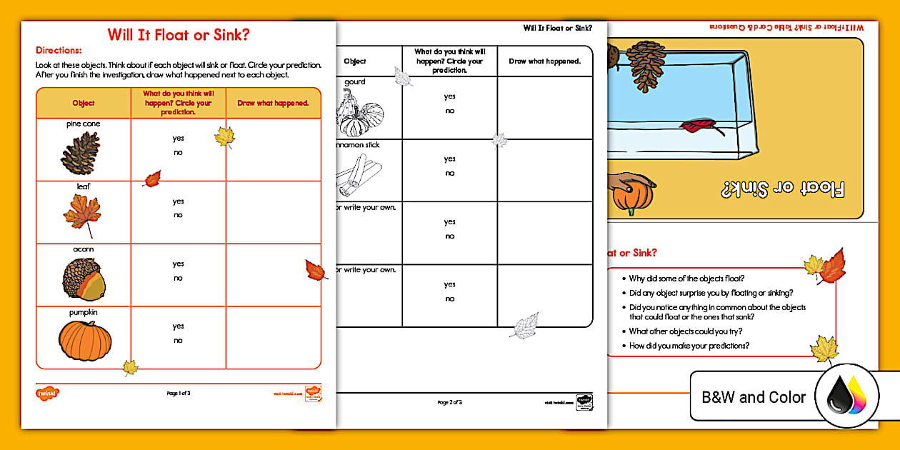 Fall Science Experiment | Resource | Twinkl USA - Twinkl