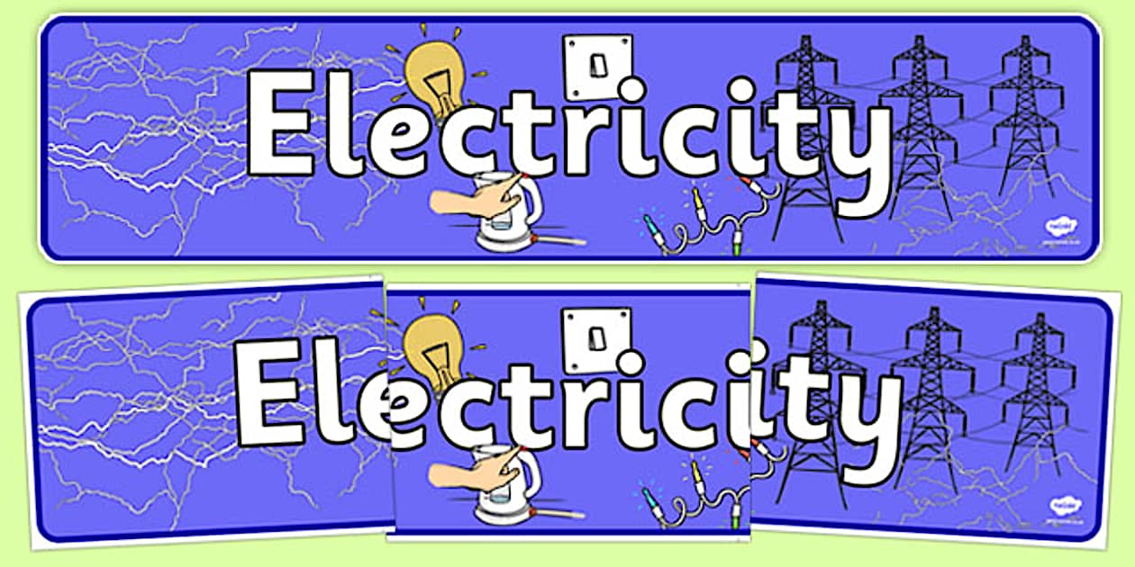 Electricity Display Banner NZ (Teacher-Made) - Twinkl